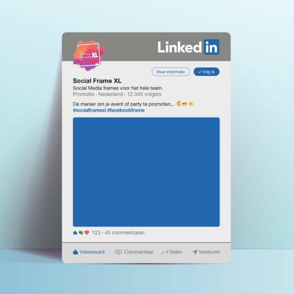 LinkedIn Frame | Social Frame XL